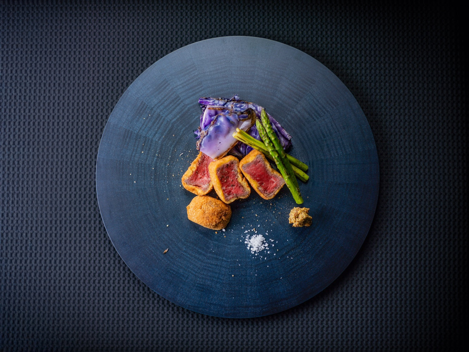 Indigo Lacquer RAYS PLATE L Size - Traditional Beauty and Practicality | MORI KOUGEI ...