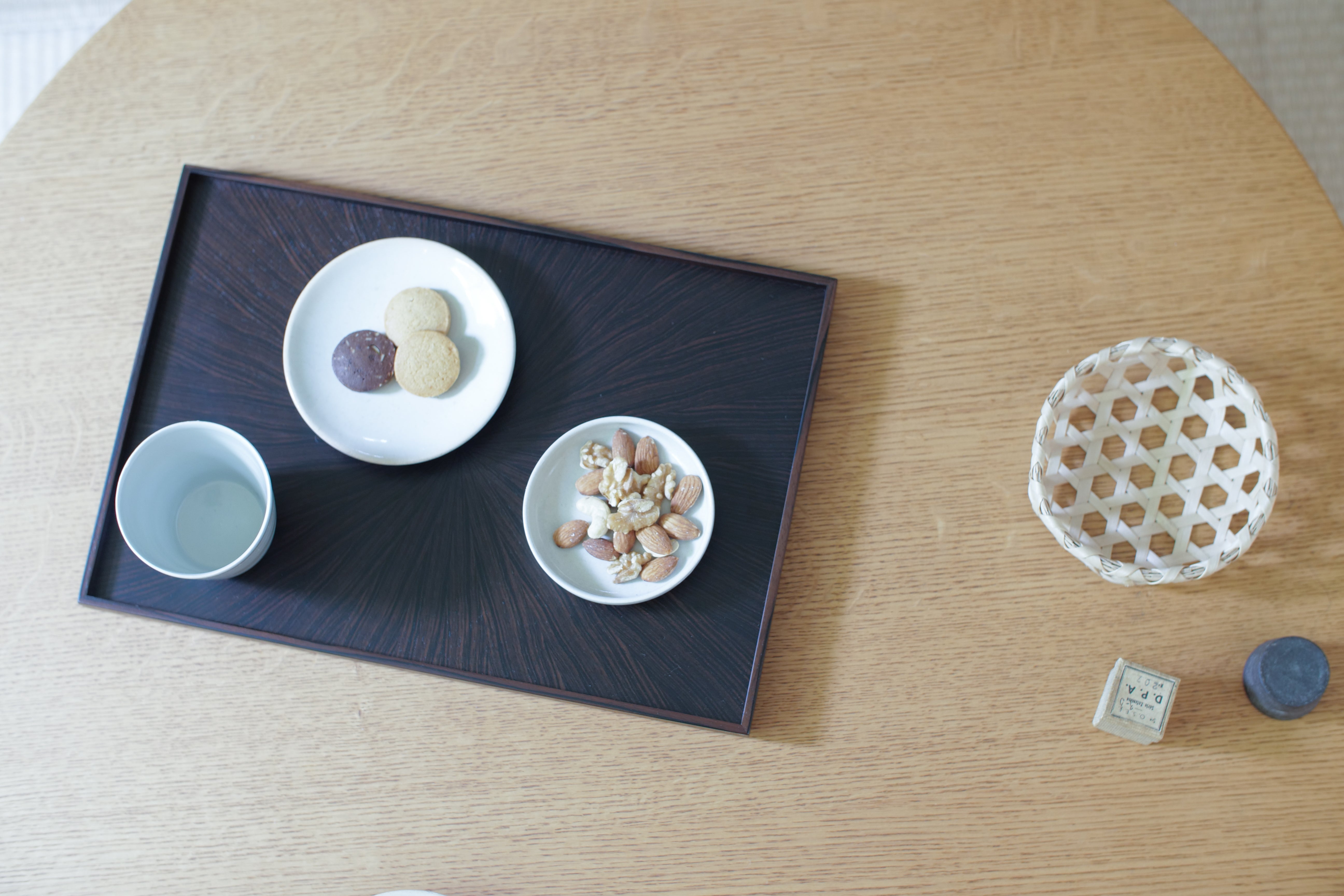 Rectangle RaysTray | Japanese Handmade Wood Tray by MORI KOUGEI ...